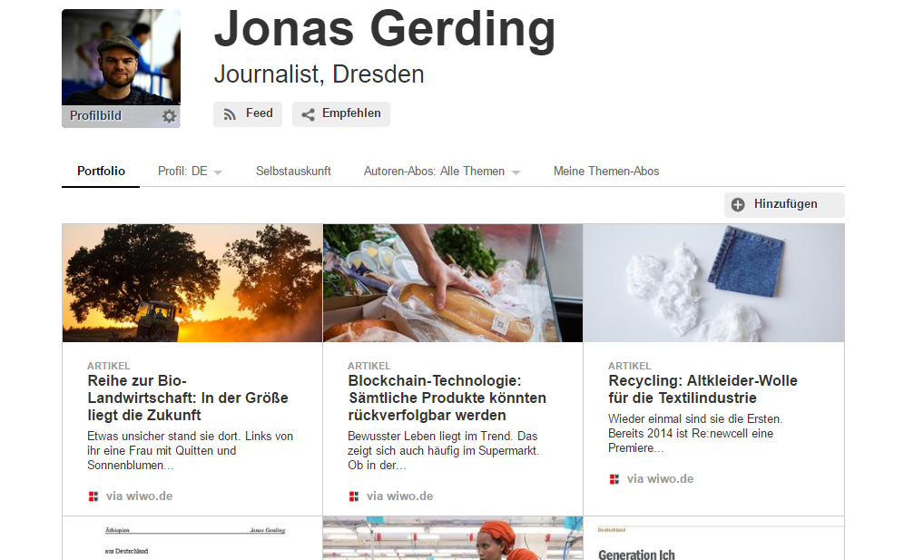 Es war einmal – Jonas Gerding